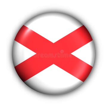 Round Button USA State Flag of Alabama Stock Image - Image of round ...