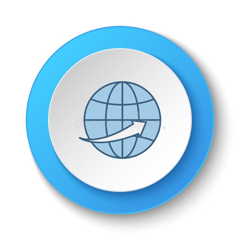 Global Business, Global Communication Icon. Simple Thin Line, Outline ...