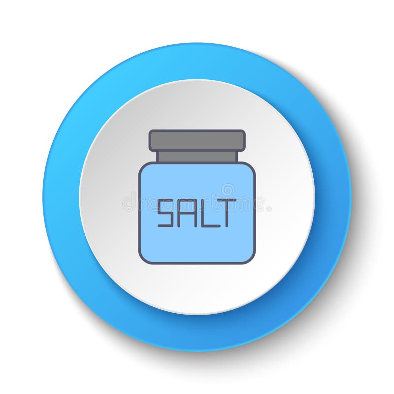 Mix Icon for Salt, Salty and Saline Stock Vector - Illustration of ...