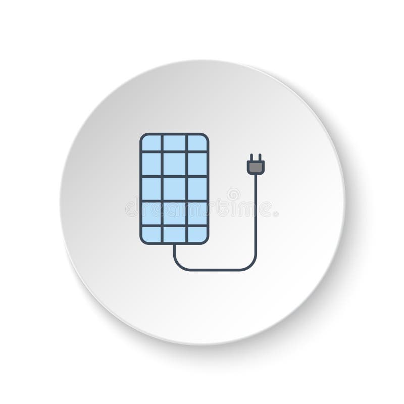 Solar, Sun, Charger Icon - Vector. Simple Element Illustration from UI ...
