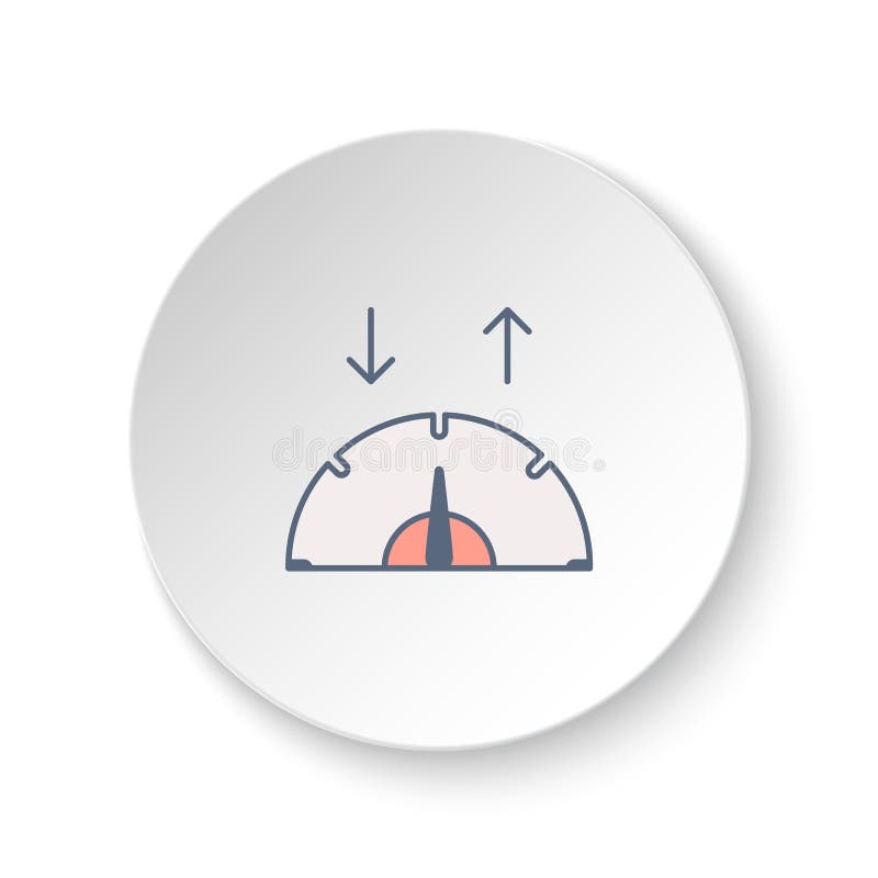Button of Speed - Low, Normal, High Stock Vector - Illustration of ...