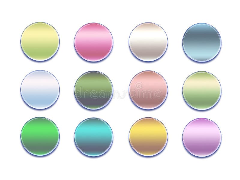 Blue web buttons stock vector. Illustration of page, buttons - 5787633