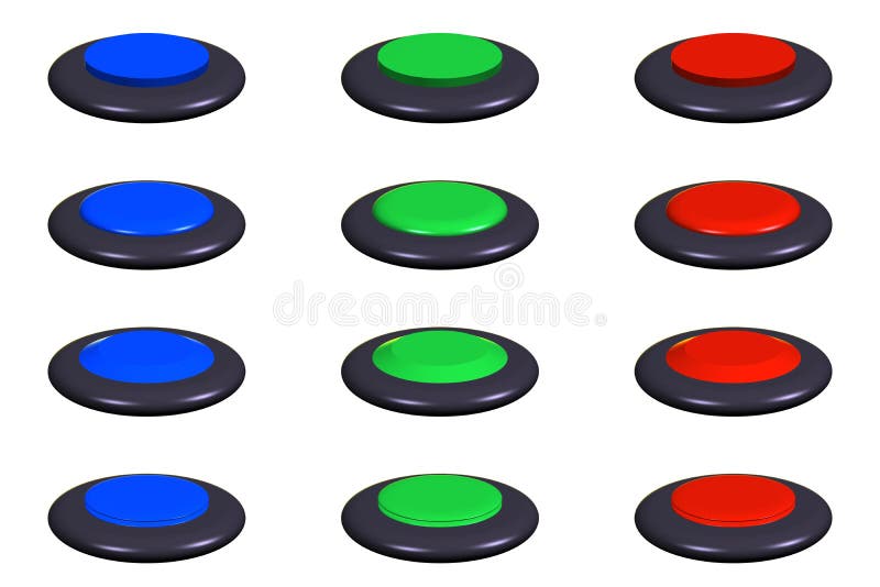 Round Buttons Picture. Image: 6404347