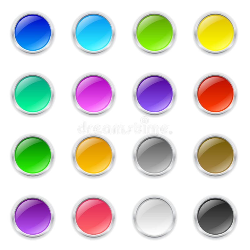Colorful logos stock illustration. Illustration of internet - 16416793