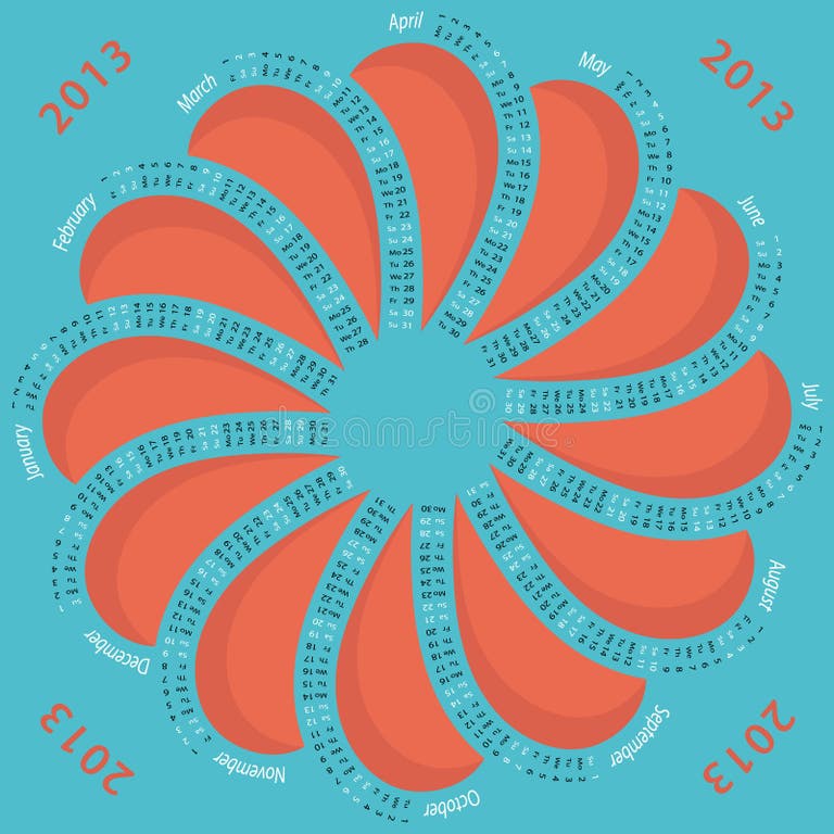 Round Calendar Stock Illustrations – 27,856 Round Calendar Stock ...