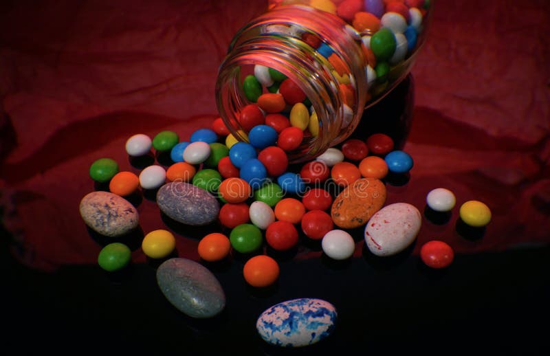 Round Candies of Different Colors Stock Photo - Image of bonbon, sweet ...
