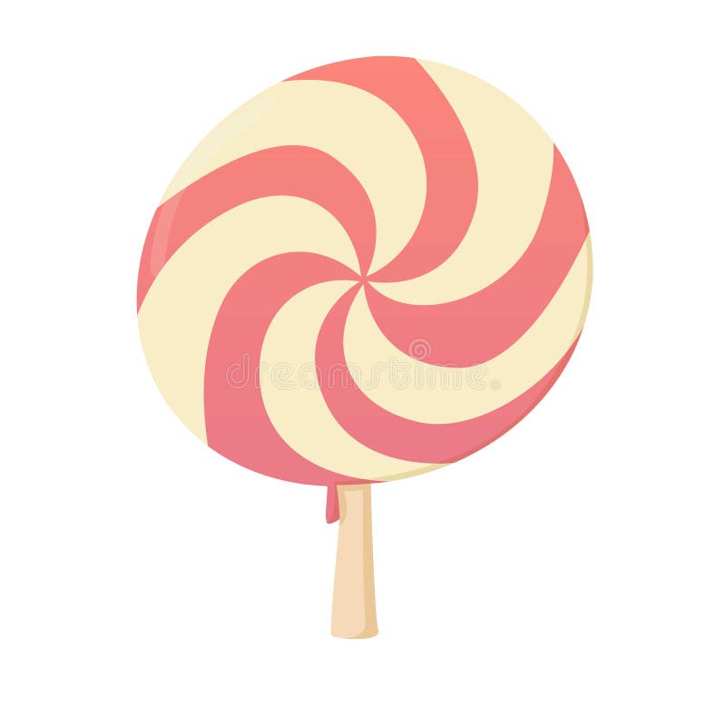 Round Candy Icon, Cartoon Style Stock Vector - Illustration of gift ...