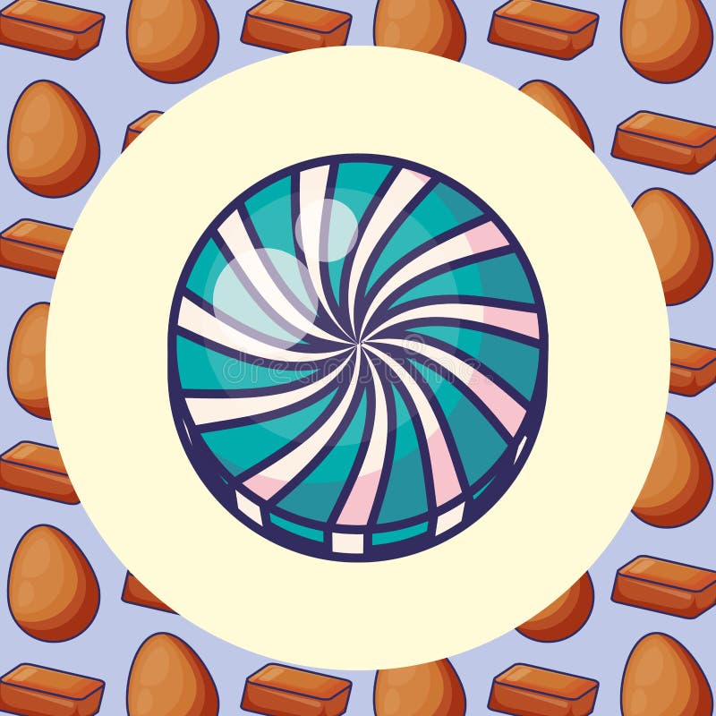 Round Candy Jar stock vector. Illustration of snack - 278747720