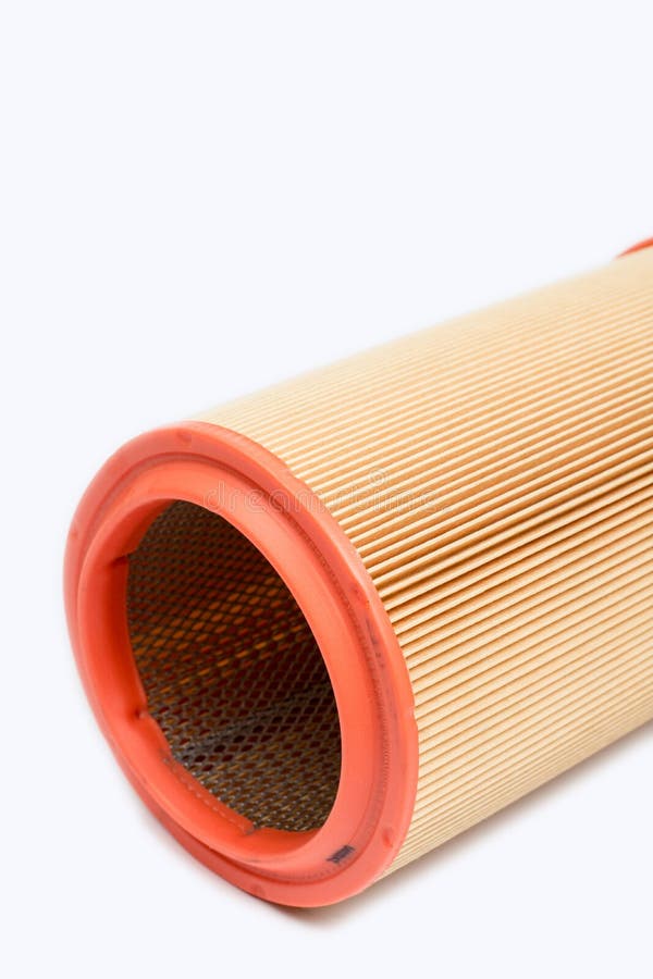 Round Car Engine Air Filter Isolated Over White Background Stock Photos ...