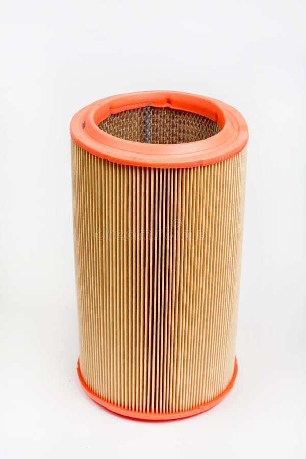 Round Car Engine Air Filter Isolated Over White Background Stock Photos ...