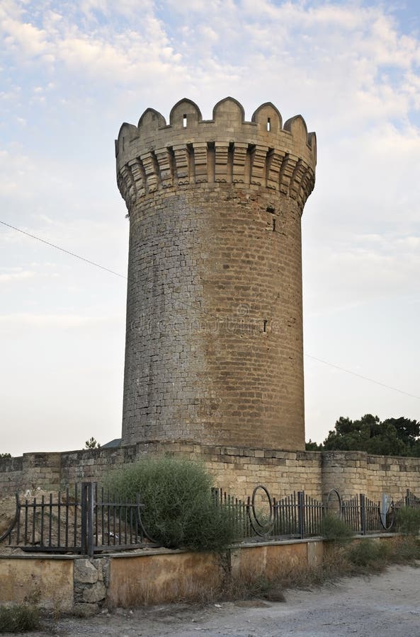 Round Castle in Mardakan. Azerbaijan Stock Image - Image of mardakan ...