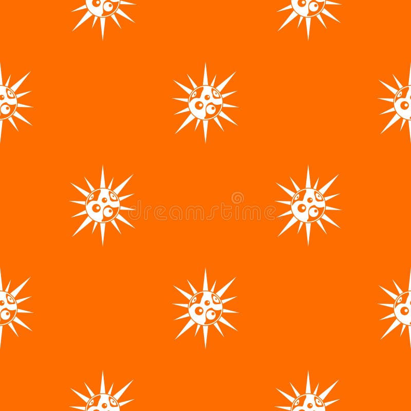 Round Cell Virus Pattern Seamless Stock Vector - Illustration of ...