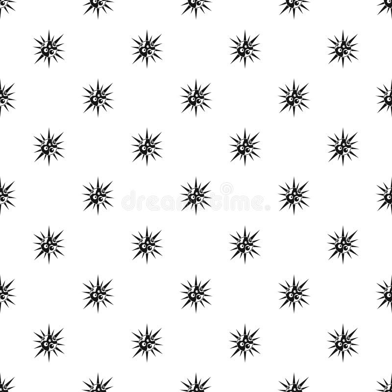 Round Cell Virus Icon Digital Red Stock Vector - Illustration of fever ...