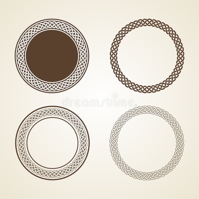 Round Celtic Knot Stock Illustrations – 1,576 Round Celtic Knot Stock ...