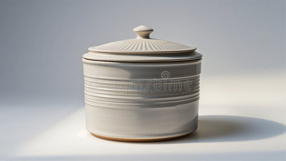 Photorealistic Image of a Ceramic Storage Crate with Non-slip Base on a ...
