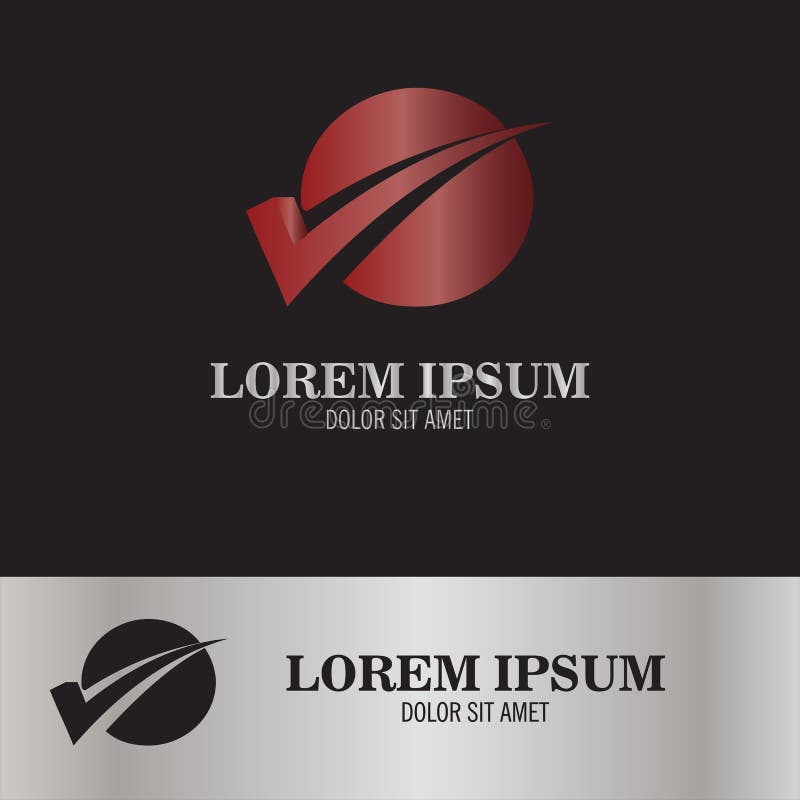 Round Check Mark Icon. Vector. Stock Vector - Illustration of option ...