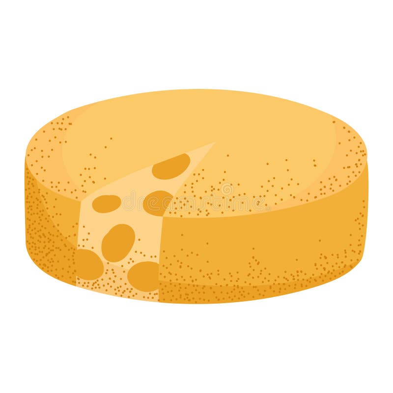Round cheese snack stock vector. Illustration of isolated - 227194363