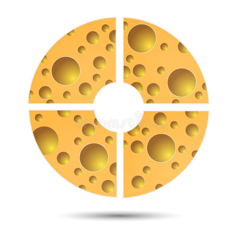 Round cheesy logo stock vector. Illustration of computer - 96612425