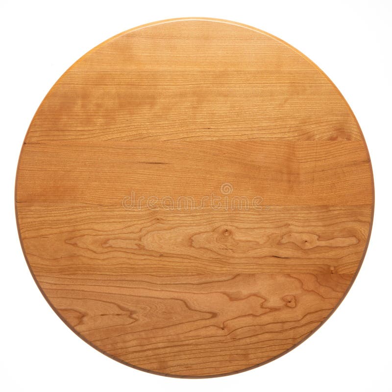 Round Cherry Wood Tabletop. Cherry Wood Texture Desktop Background ...