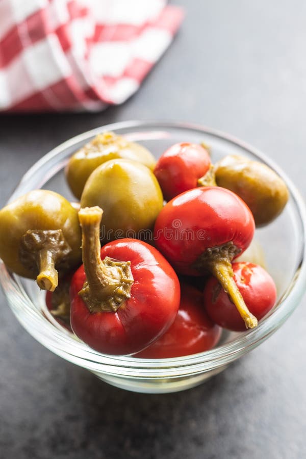 Round red chili peppers. stock image. Image of kitchen - 80499245