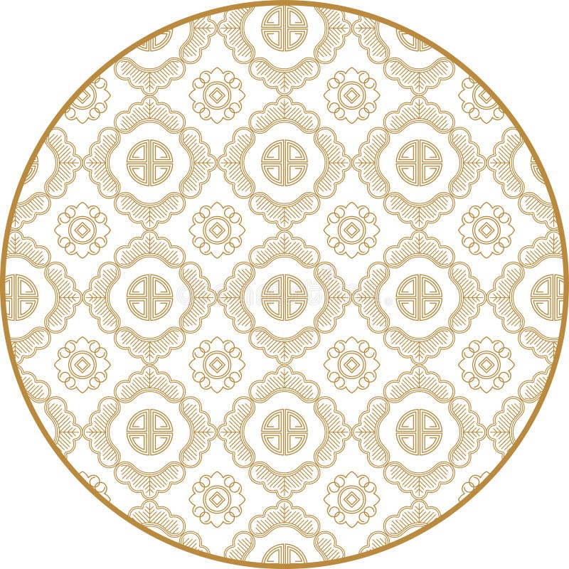 Chinese Decoration Elements. Frame, Border or Tiles with Patterns ...