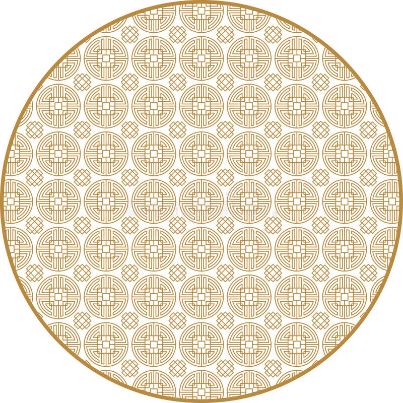 Chinese Decoration Elements. Frame, Border or Tiles with Patterns ...