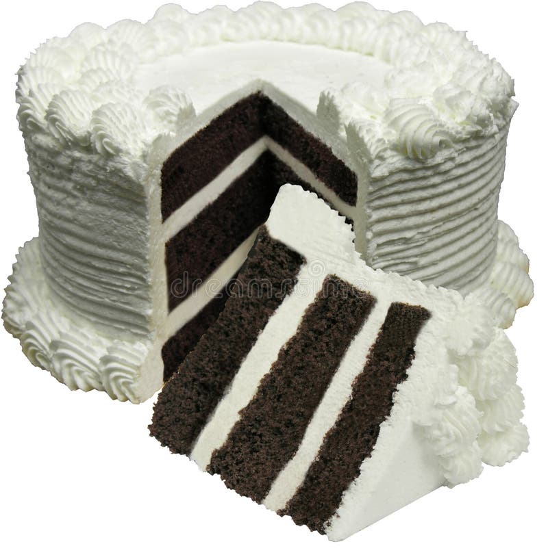Round Chocolate Cake stock photo. Image of pastry, decorate - 4832504