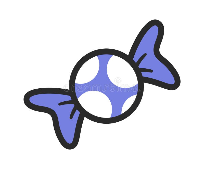 Round Chocolate Candy Holiday Sweets Stock Vector - Illustration of ...