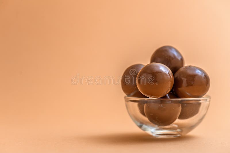 Round chocolate candy stock photo. Image of balls, group - 63322440
