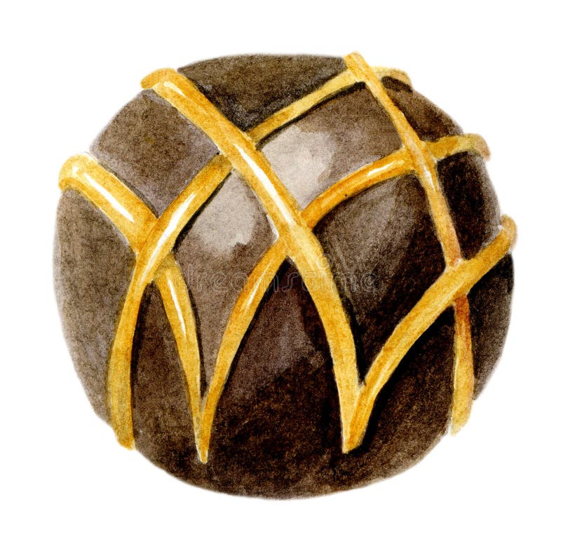 Round chocolate candy. stock photo. Image of eating, decorate - 83657918
