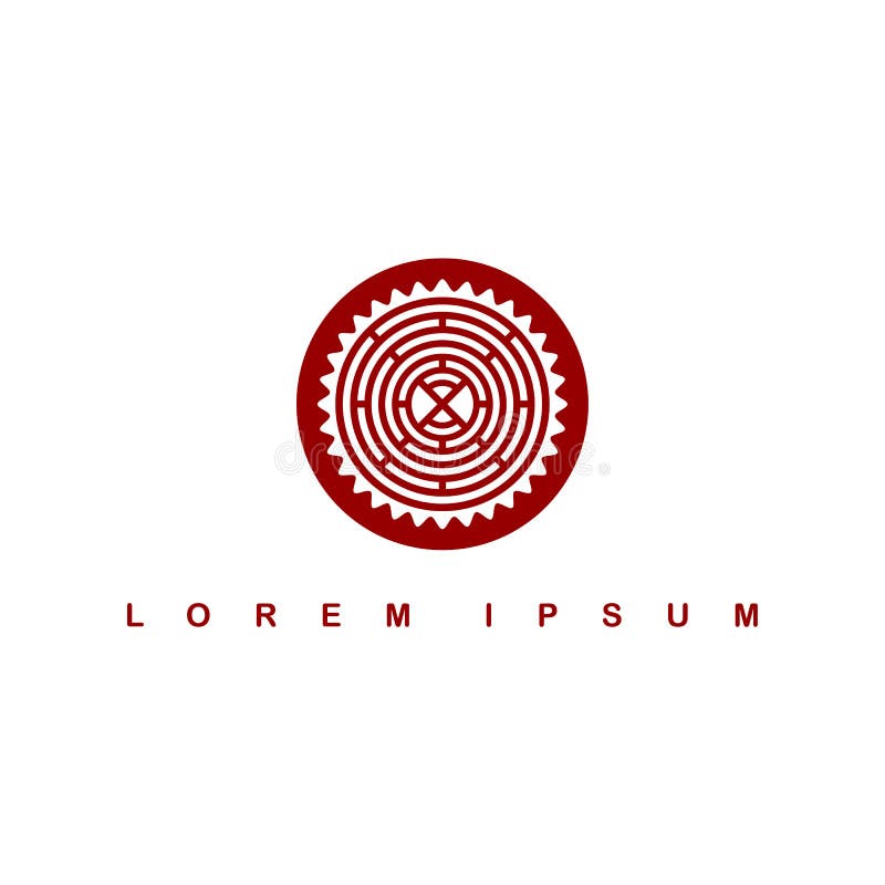 Round Circle Native Tribe Sign Symbol Logo Stock Vector - Illustration ...