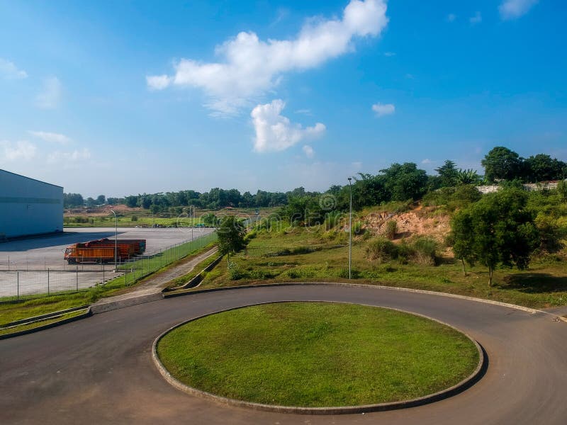 Round or circle roads stock image. Image of road, waterway - 204660789