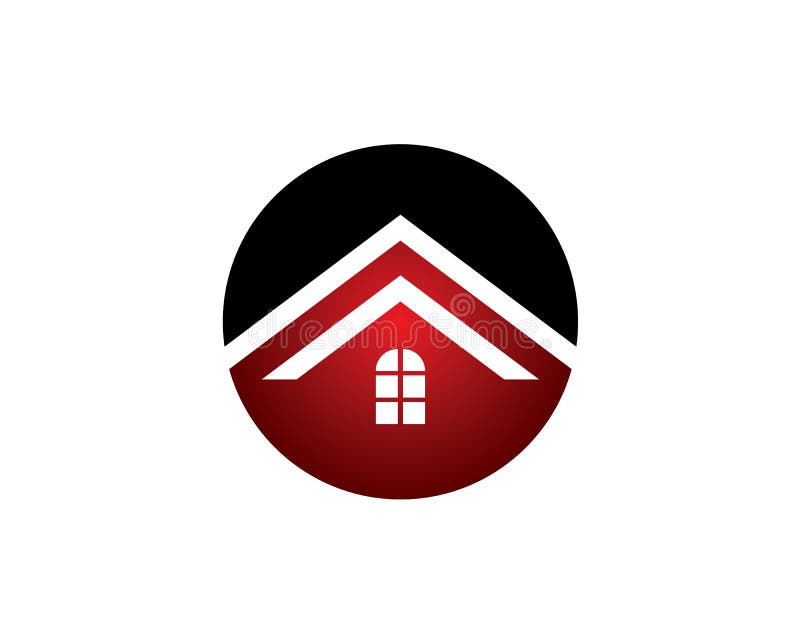 Round Circle Roof House Icon Stock Vector - Illustration of house ...