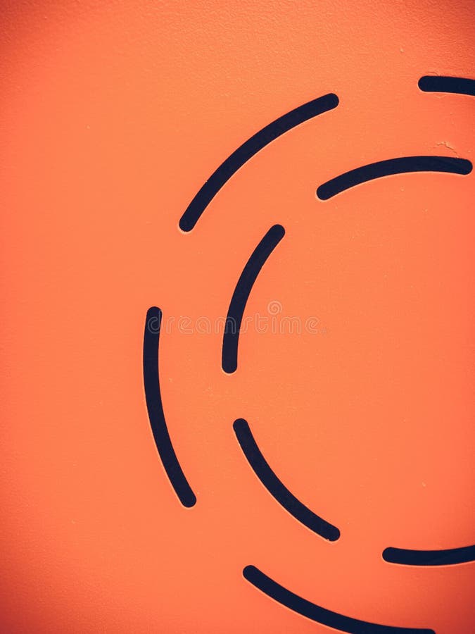 Round Circle Shape in Red Fabric Stock Photo - Image of grange ...