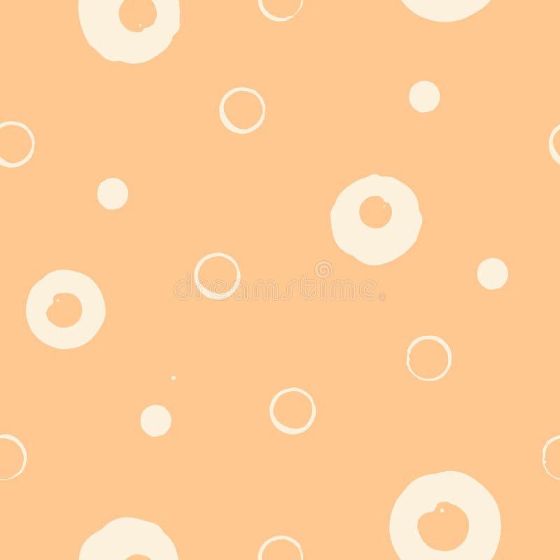 Round, Circles, Dotted Geometric Seamless Pattern. Stock Vector ...