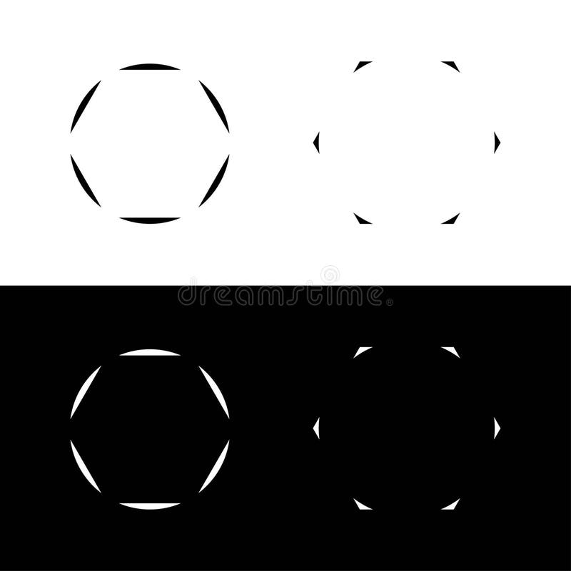 Round Circular Banner Frames, Borders Stock Vector - Illustration of ...