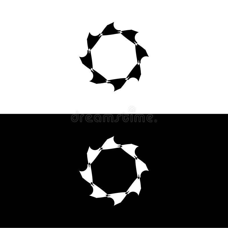 Round Circular Banner Frames, Borders . Circle Icon Logo Stock ...