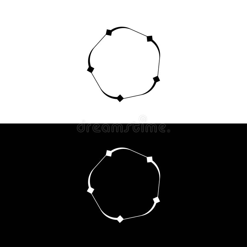 Round Circular Banner Frames, Borders . Stock Vector - Illustration of ...