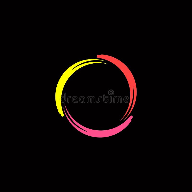 Round Circular Banner Frames, Borders Stock Vector - Illustration of ...