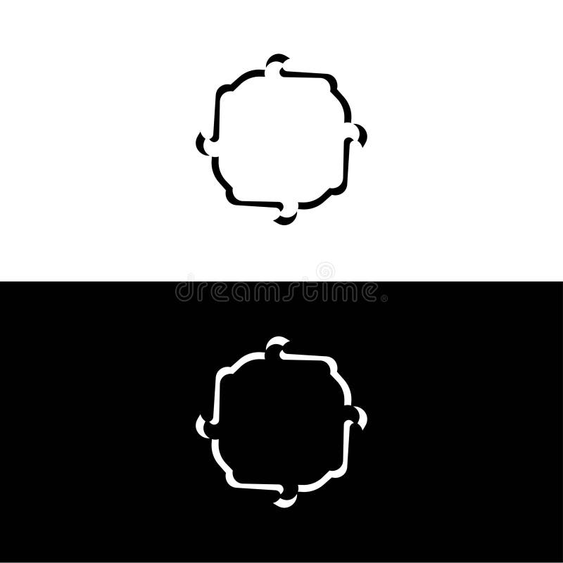 Round Circular Banner Frames, Borders . Stock Vector - Illustration of ...