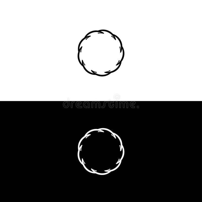 Round Circular Banner Frames, Borders Stock Vector - Illustration of ...