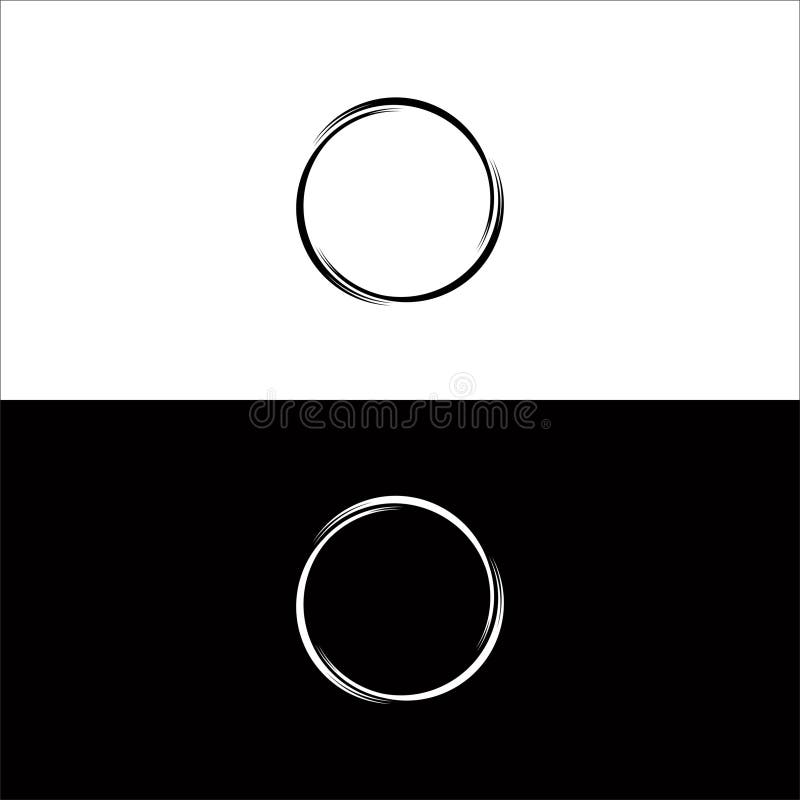 Round Circular Banner Frames, Borders . Circle Vector Logo Stock Vector ...