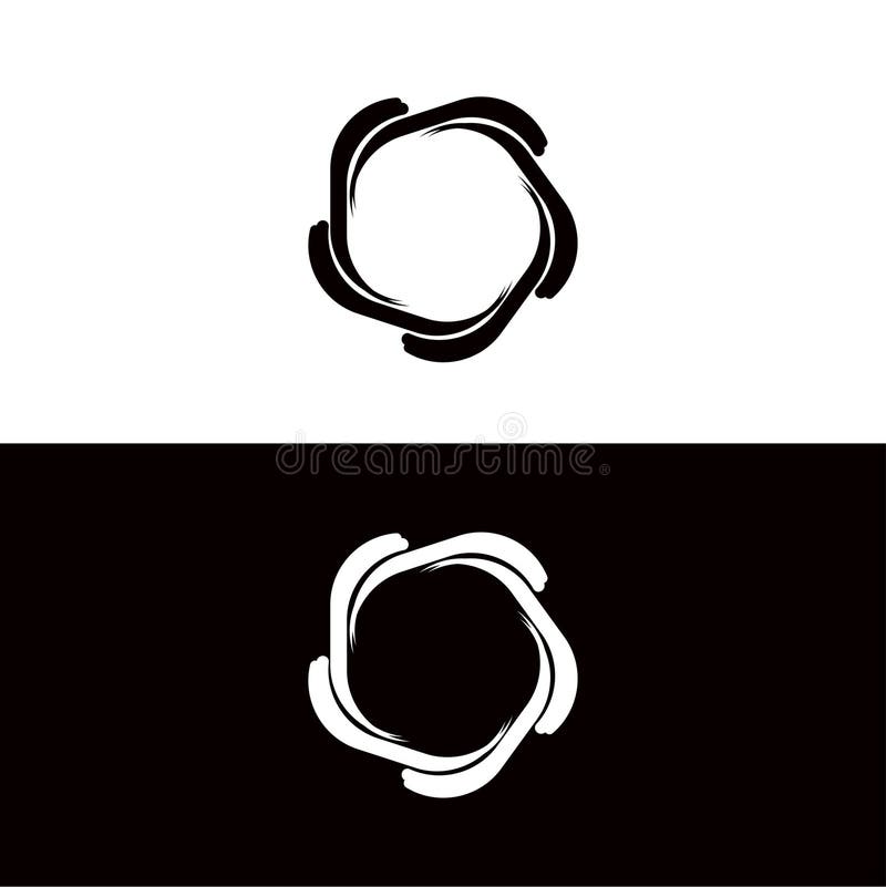 Round Circular Banner Frames, Borders Stock Vector - Illustration of ...