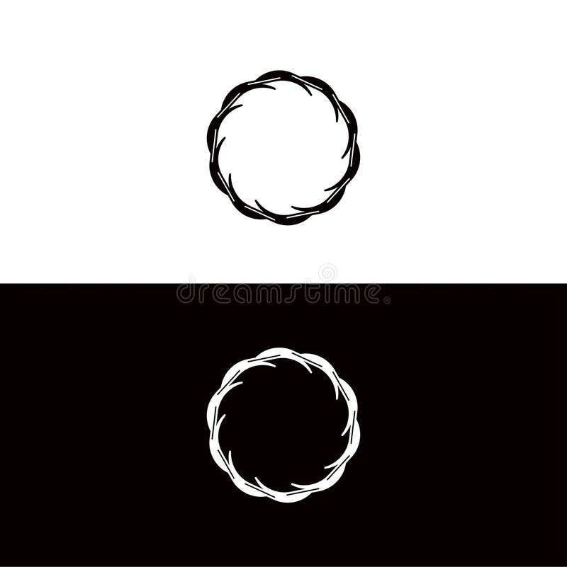 Round Circular Banner Frames, Borders . Stock Vector - Illustration of ...