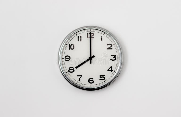 Clock 8:00 stock photo. Image of oclock, shape, office - 102068890