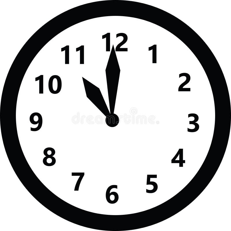 Eleven O Clock Stock Illustrations – 52 Eleven O Clock Stock ...
