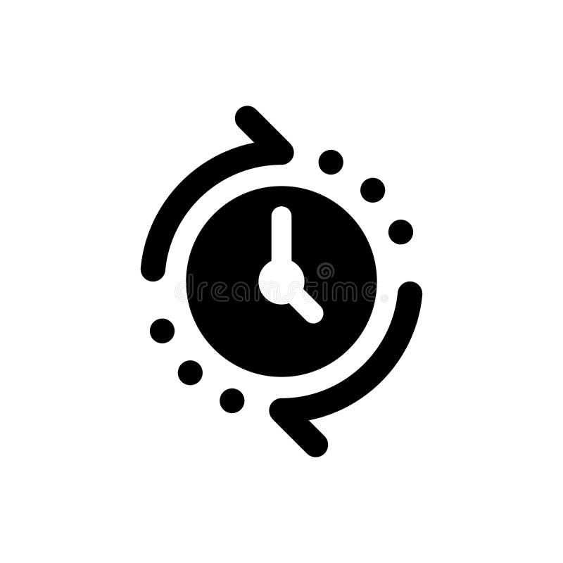 Round the clock icon stock vector. Illustration of sign - 218947636