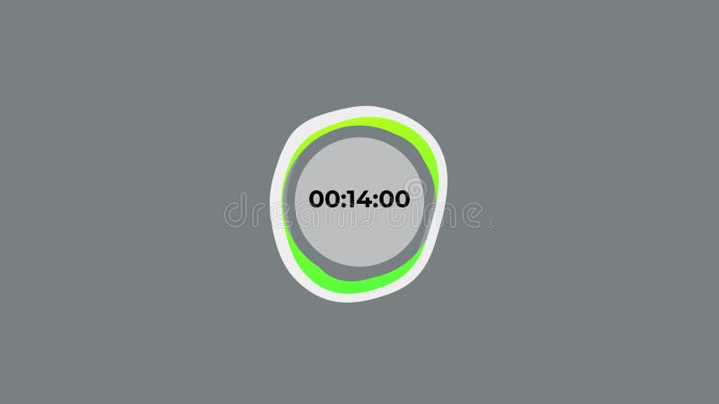 Round Clock Timer Counts Down 30 Seconds Timer Current Shape Alpha