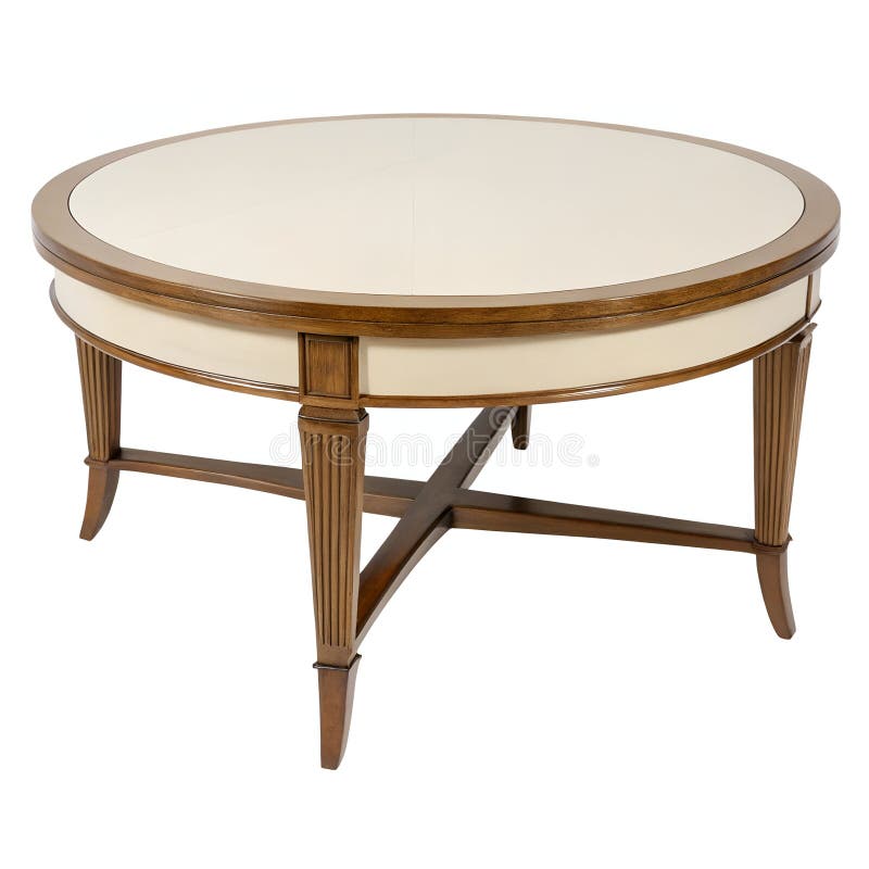 Round Coffee Table stock illustration. Illustration of stylish - 356623682