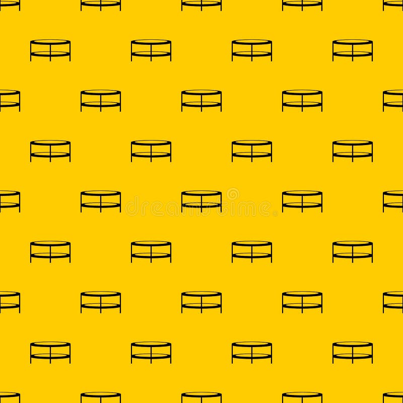 A Round Coffee Table Pattern Vector Stock Vector - Illustration of ...